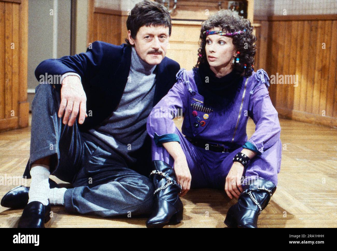 Helmuth Lohner, österreichischer Schauspieler, mit Kollegin Ursela Monn ...