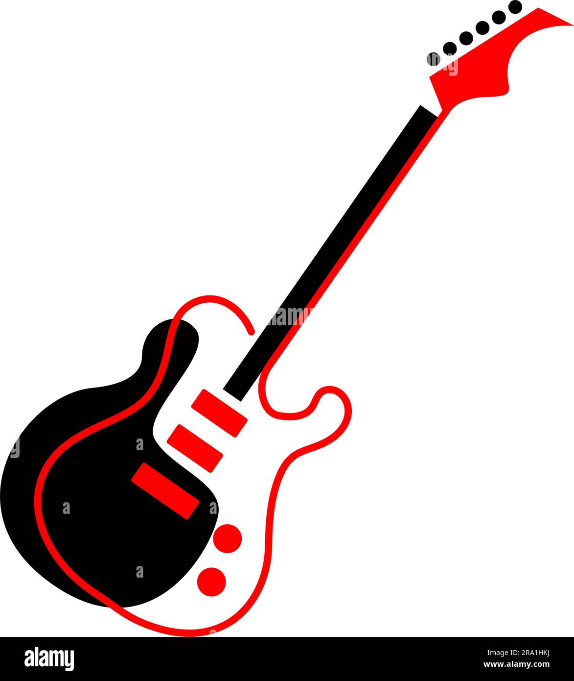 Guitar icon logo design illustration Stock Vector Image & Art - Alamy