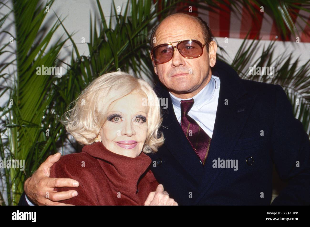 Klaus Löwitsch, österreichisch deutscher Schauspieler, mit Hildegard ...