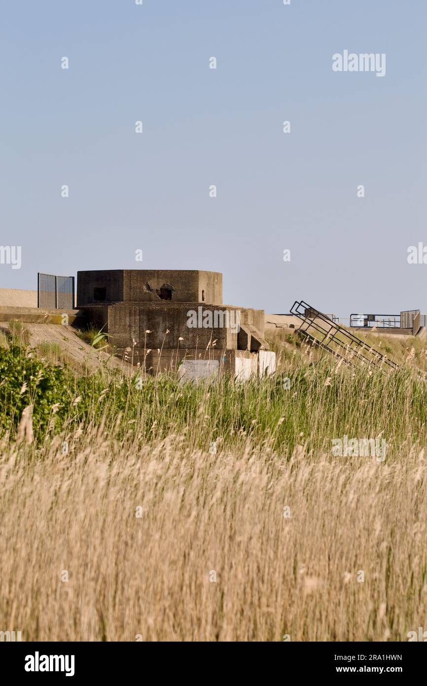 Infantry pillbox at Holland on Sea Essex Stock Photo - Alamy