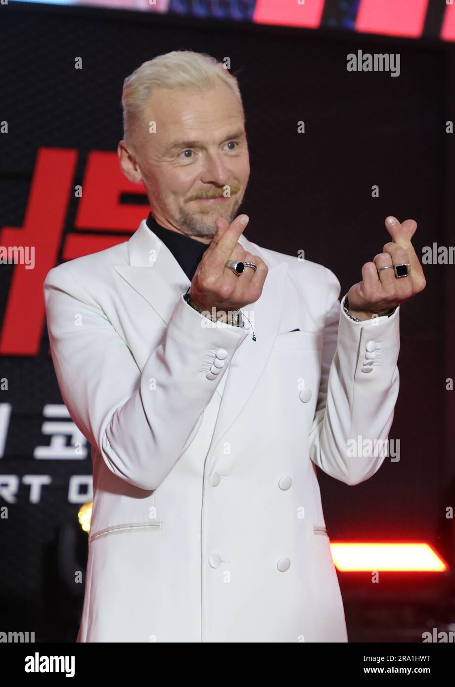 Seoul, South Korea, 30/06/2023, 30th June, 2023. British actor Simon ...