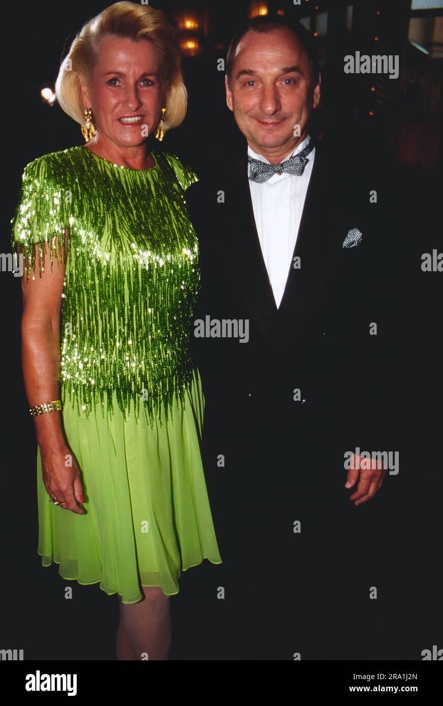 Heinz Rennhack, deutscher Schauspieler und Entertainer, mit Ehefrau ...