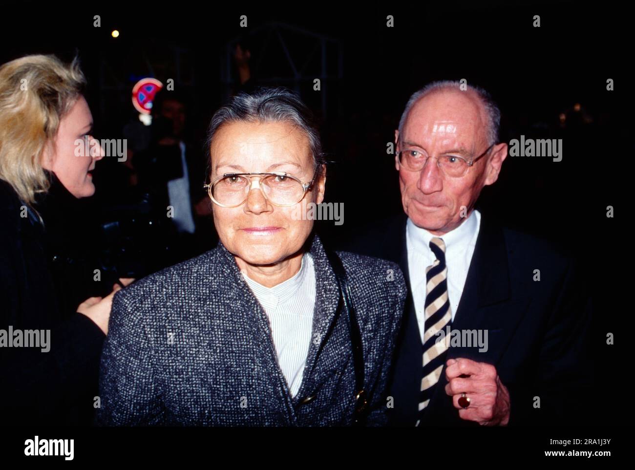 Edzard Reuter, deutscher Manager, Vorstandsvorsitzender des ...