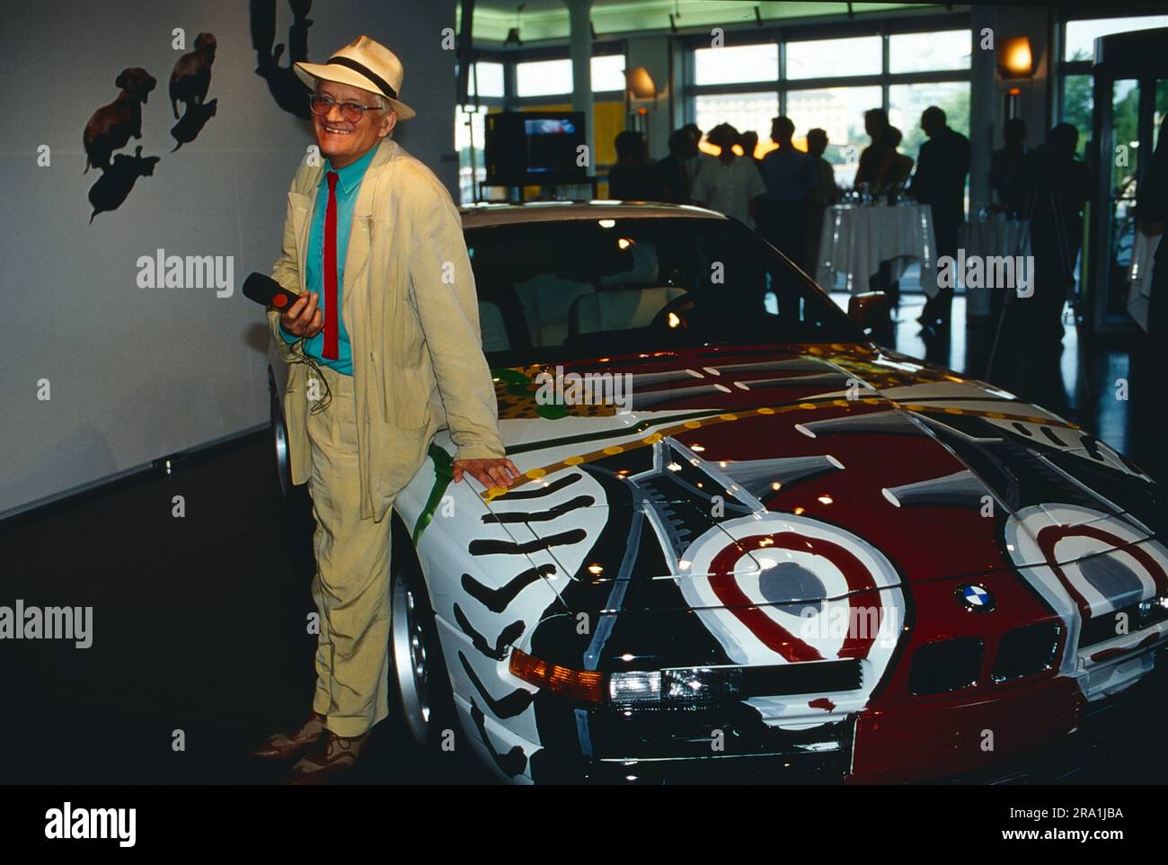 David Hockney, britischer Maler, Grafiker, Bühnenbildner und Fotograf ...