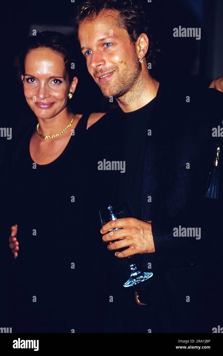Schauspieler-Paar Anouschka Renzi und Jochen Horst, circa 1995 Stock ...
