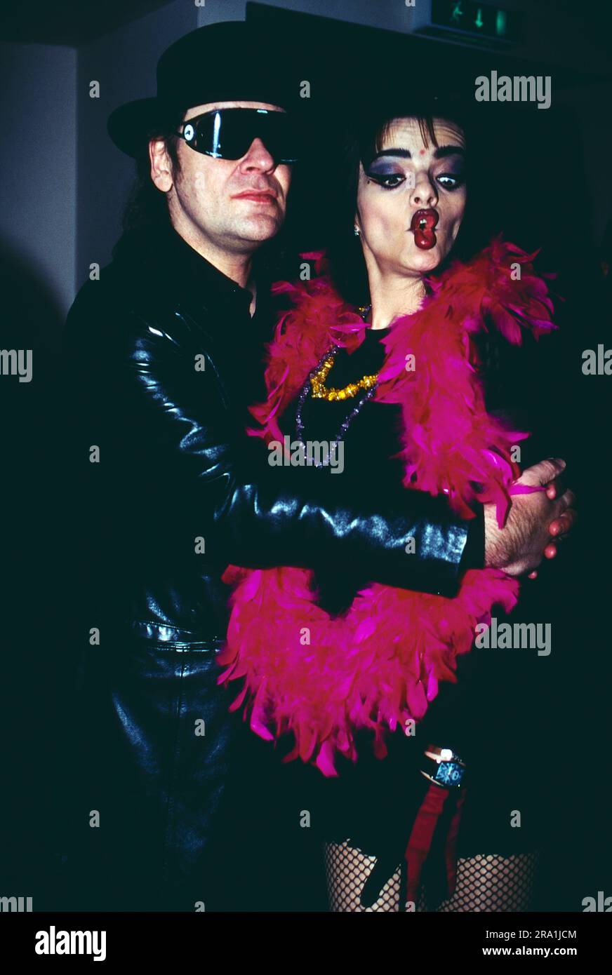 Udo Lindenberg, deutscher Rockmusiker mit Sängerin und Punk-Lady Nina ...