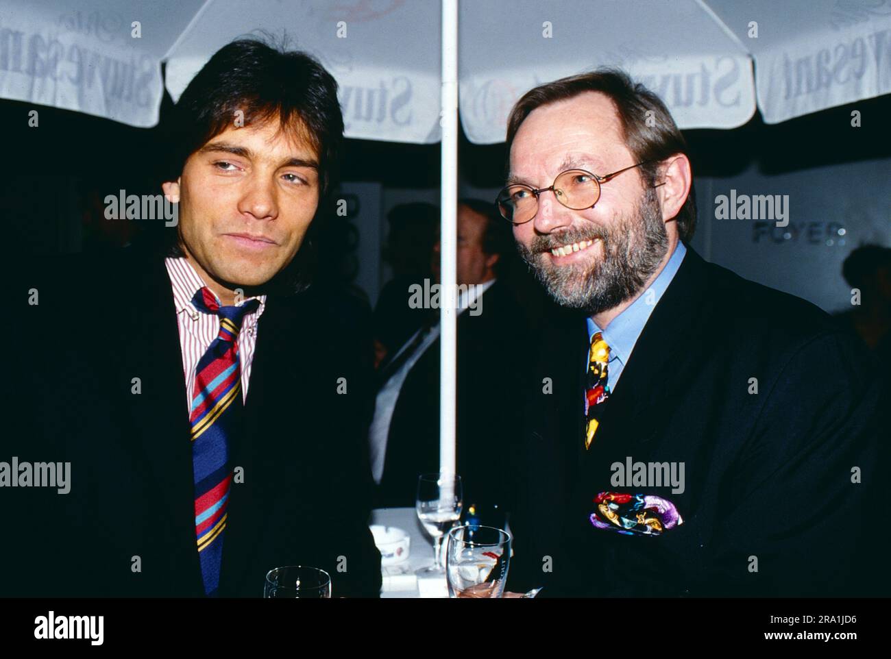 PR Manger David Rienau und Gastronom Hans-Peter Wodarz, circa 1996 ...