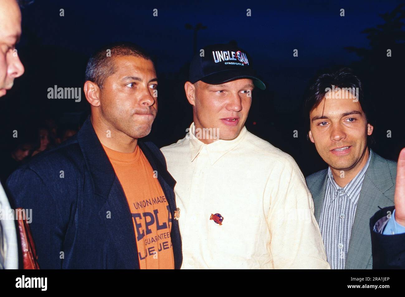 Jimmy Hartwig, ehemaliger Fussballspieler, Boxer Axel Schulz und PR ...