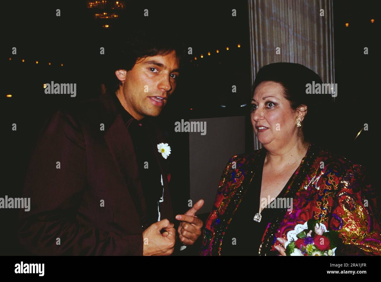 Classic Gala, circa 1992, PR Manager David Rienau trifft die spanische ...