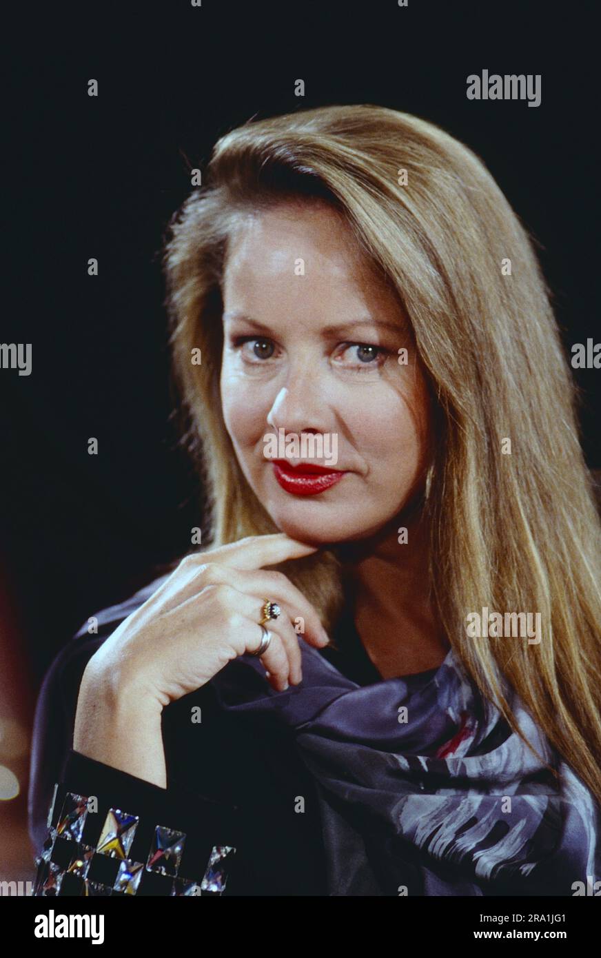 Barbara Wilde, deutsche Journalistin und Autorin, Portrait circa 1997 ...