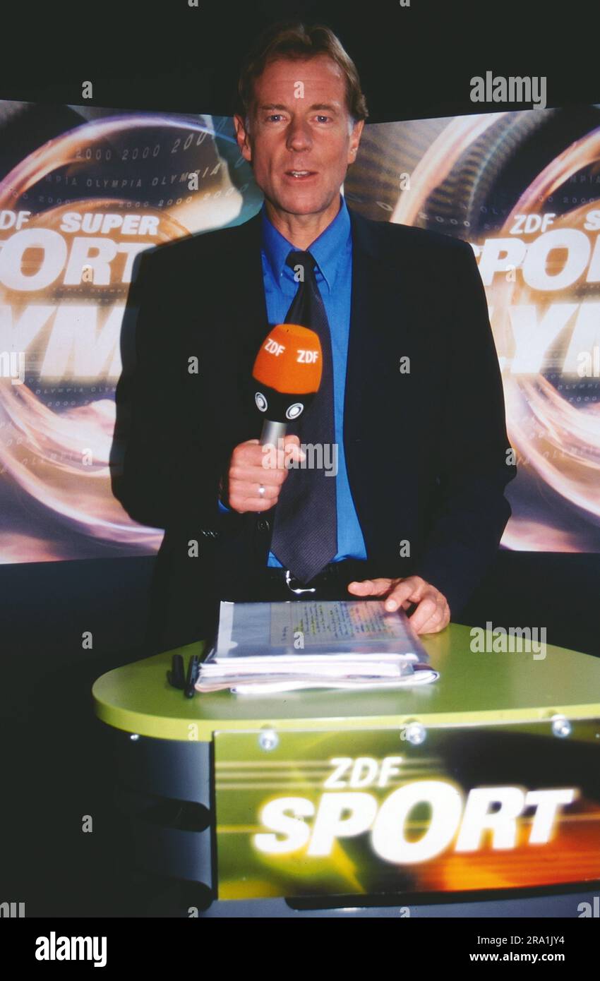 ZDF Sportmoderator Wolf Dieter Poschmann berichtet von den Olympischen ...