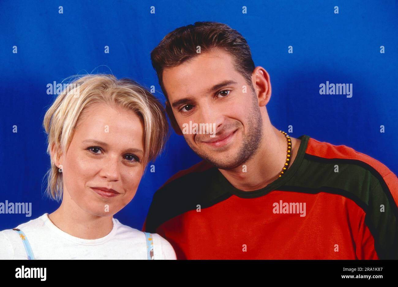 Nova Meierhenrich und David Kromer-Piani, Moderatoren der Trickfilmshow ...