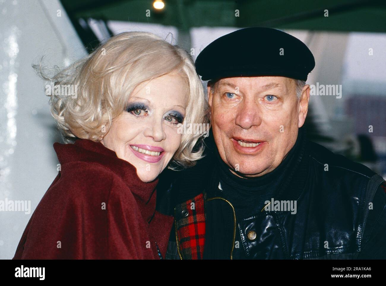 Schauspielerin Hildegard Knef mit Regisseur Jürgen Roland, bei ...