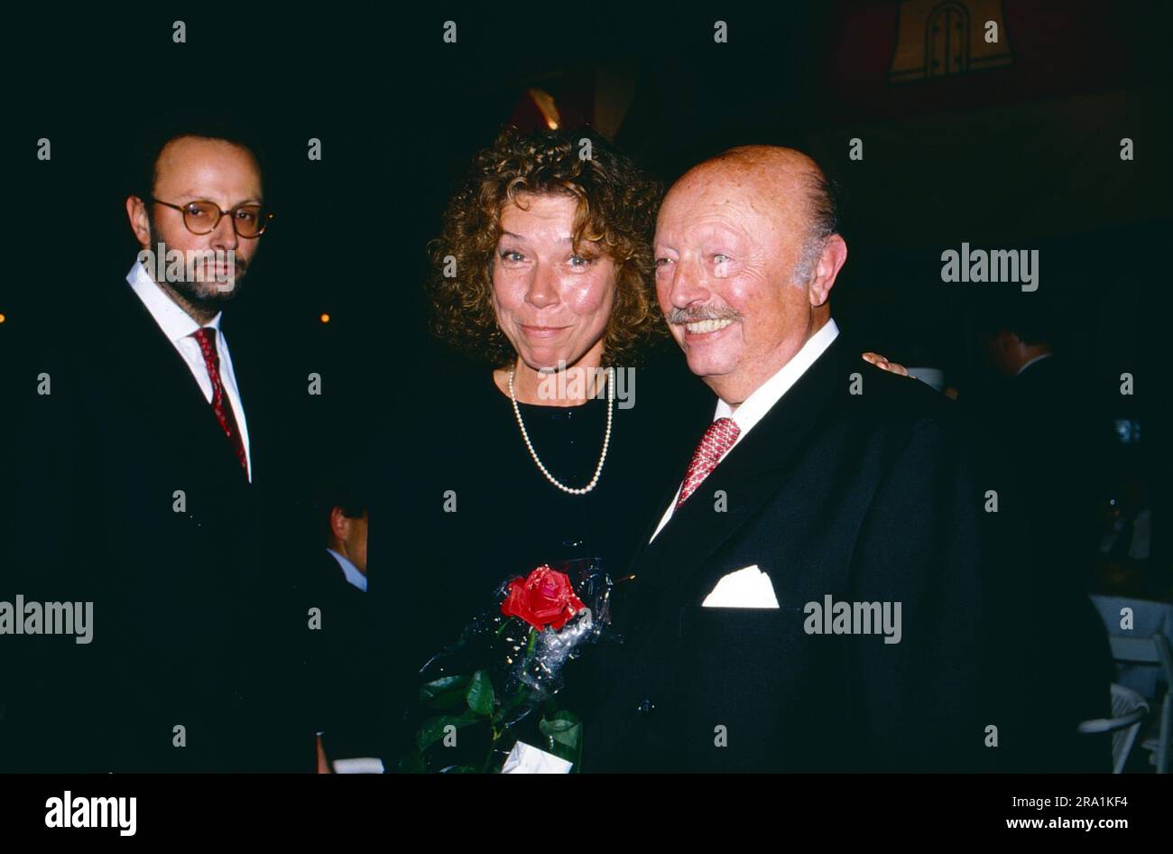 Filmproduzent Markus Trebitsch mit Vater Gyula Trebitsch und ...