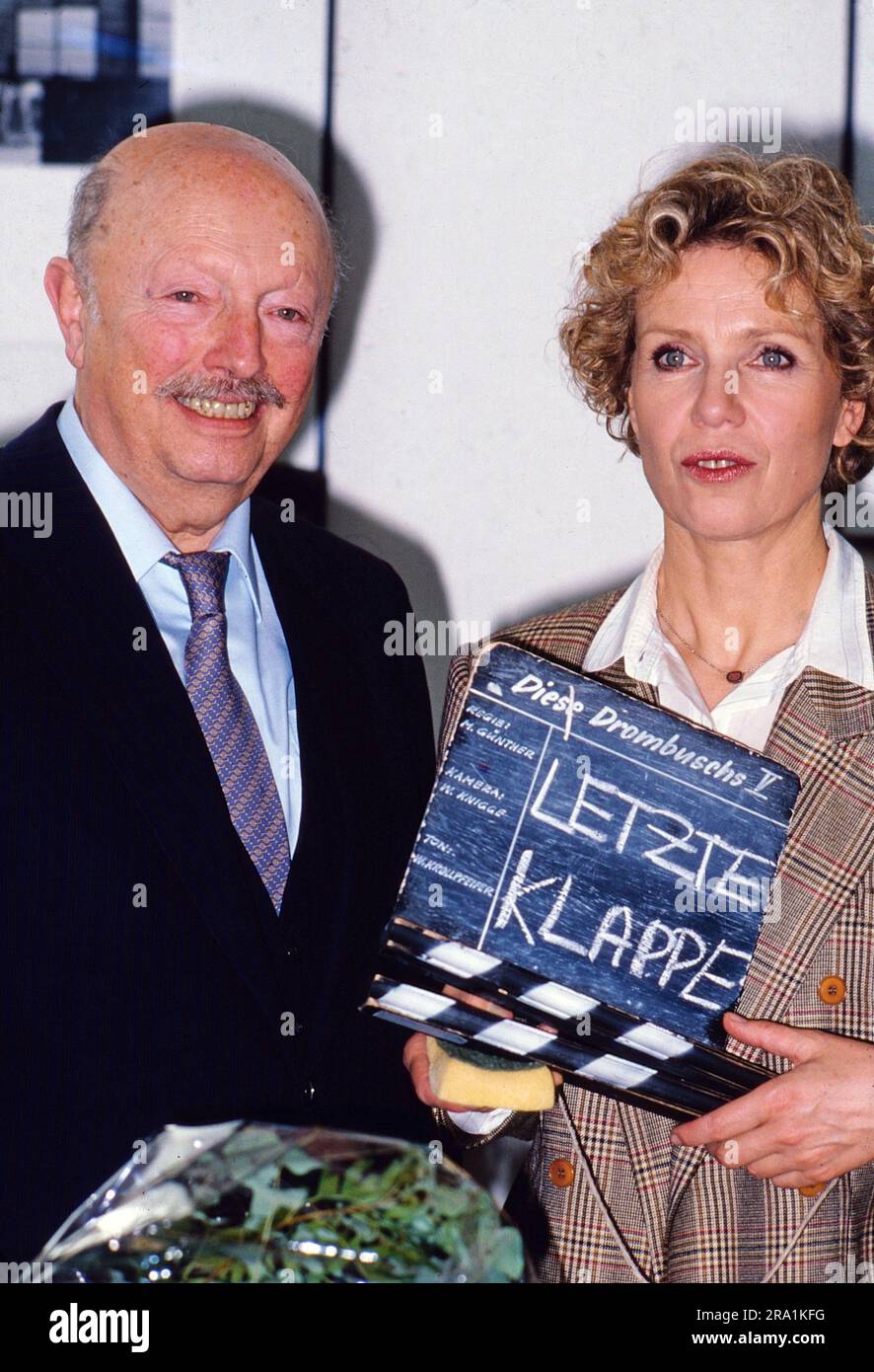 Letzte Klappe der ZDF-Serie: Diese Drombuschs, 1994, Filmproduzent ...