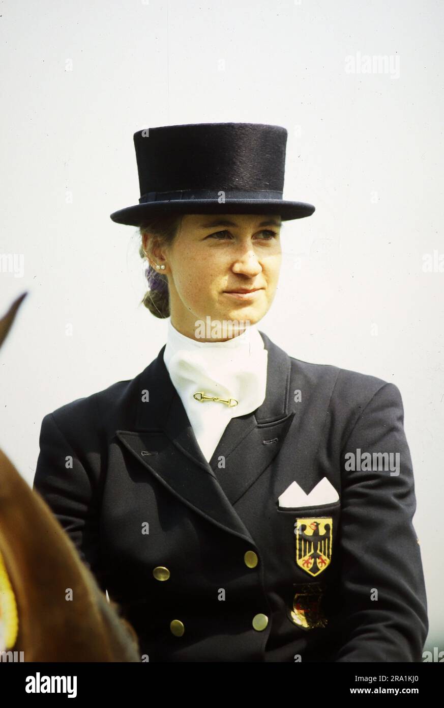 Nicole Uphoff, deutsche Dressurreiterin, Deutschland um 1992 Stock ...