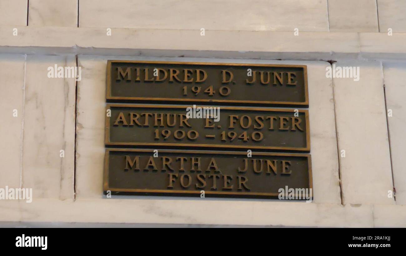 Los Angeles, California, USA 25th June 2023 Actress Mildred June Grave ...