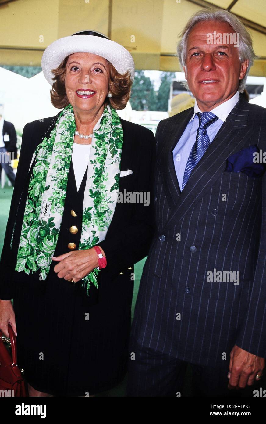 Geschäftsmann Klaus Hinrich Stürken in Hamburg, mit Ehefrau Elisabeth ...