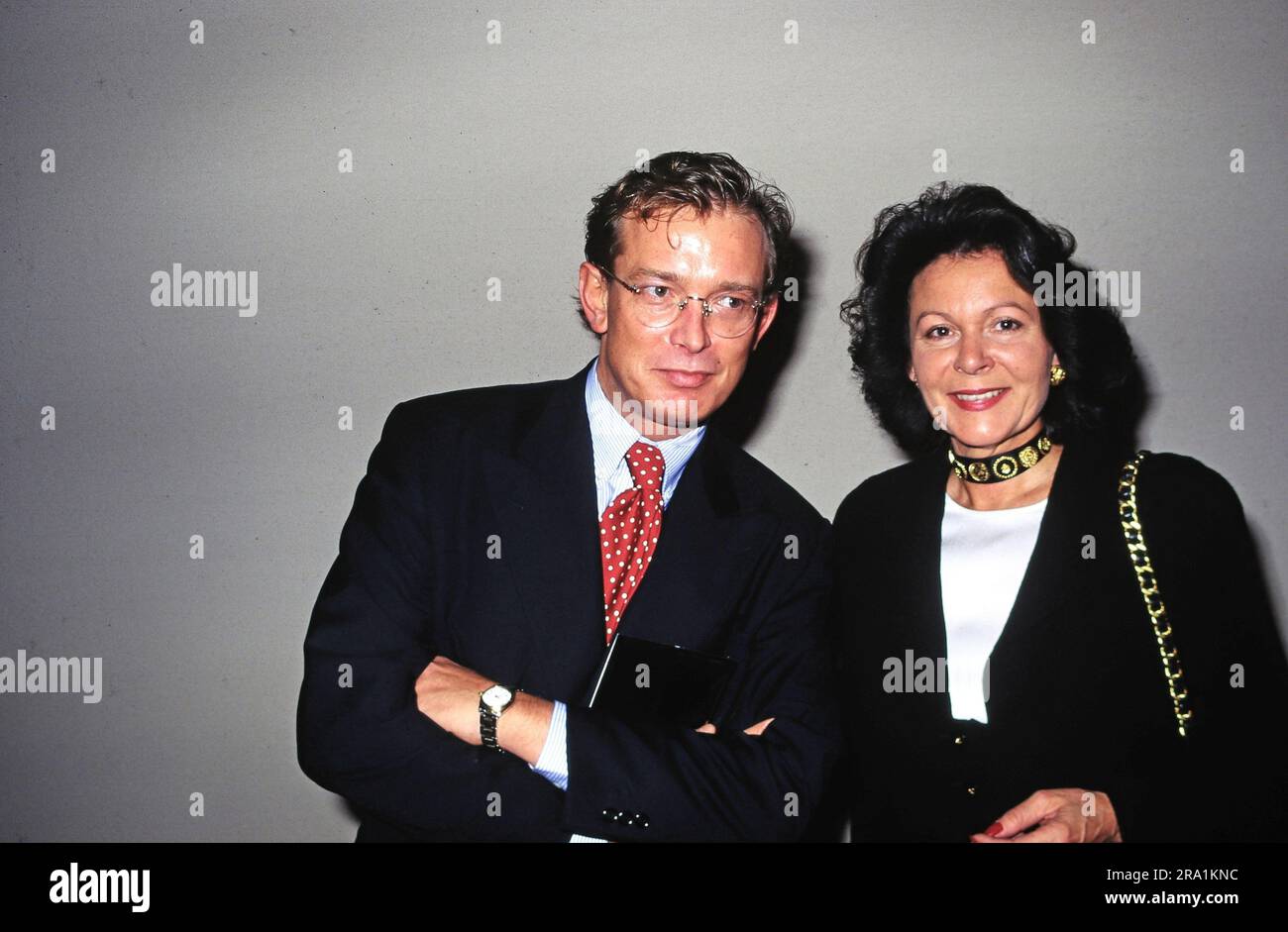 Gerhard Meir, deutscher Promi-Friseur, mit Maritta Andrea, Deutschland ...