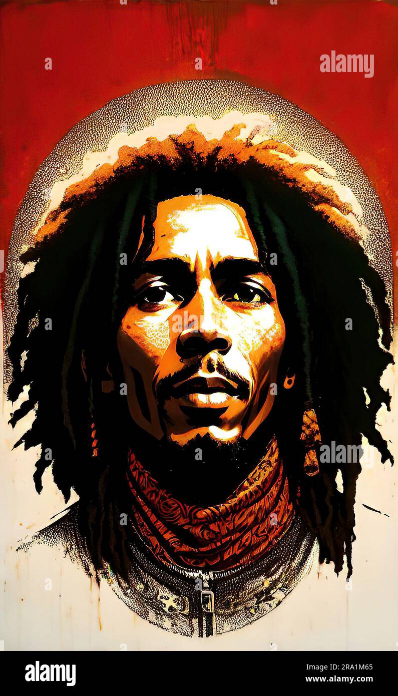 Bob marley illustration hi-res stock photography and images - Alamy