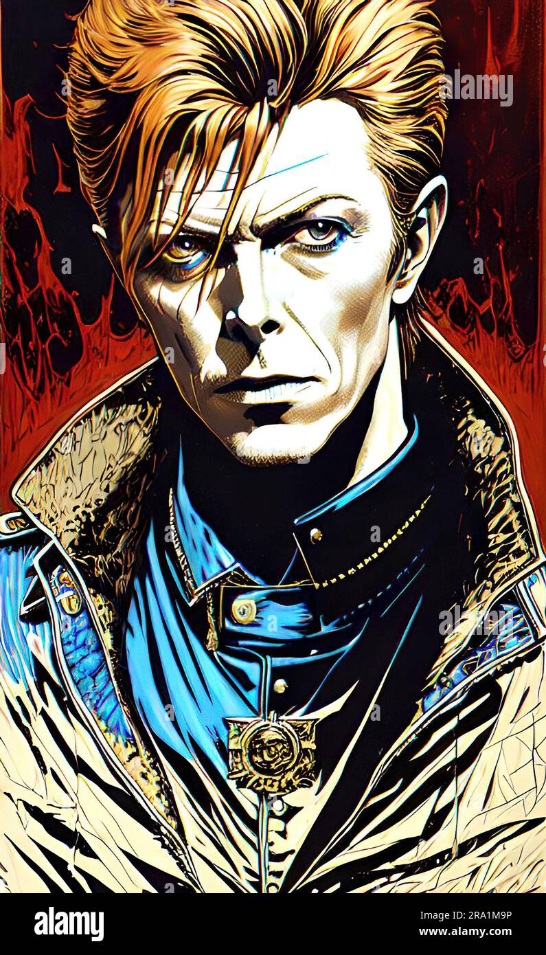 Bowie portrait hi-res stock photography and images - Alamy