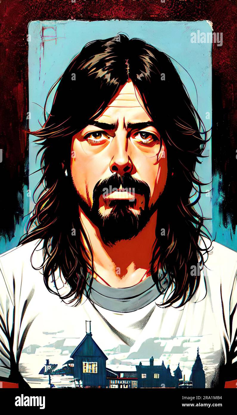 Dave grohl illustration hi-res stock photography and images - Alamy