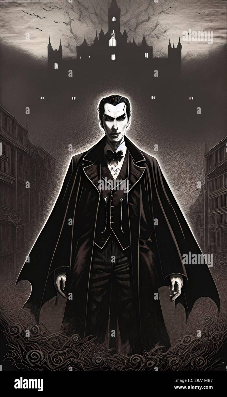 Classic Dracula Illustration
