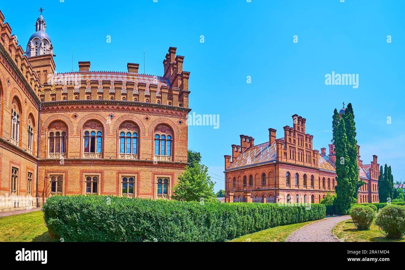 Panorama of historic Residence of Bukovinian and Dalmatian ...