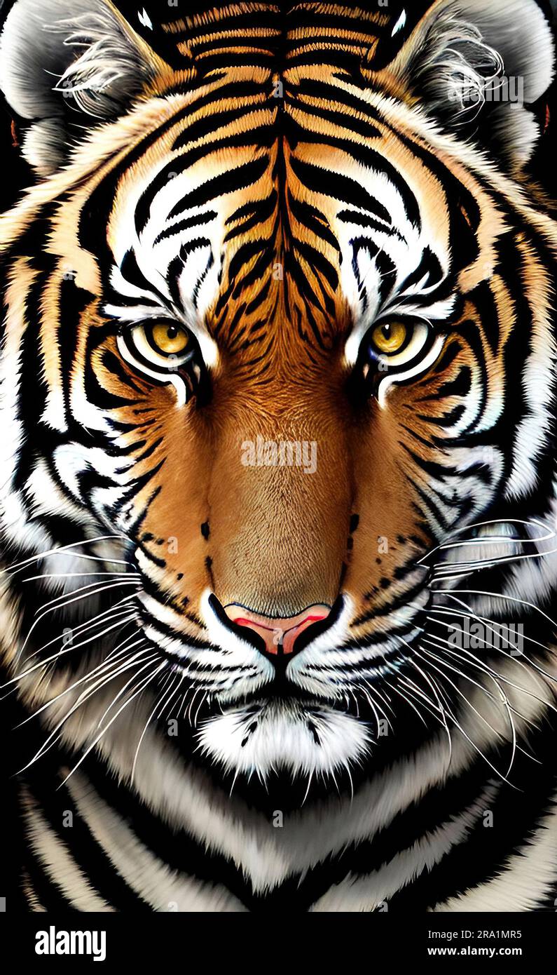 Indian wildlife illustration hi-res stock photography and images - Alamy