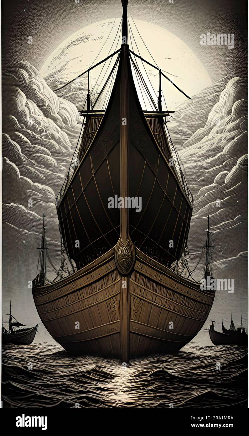 Viking Ship Artwork