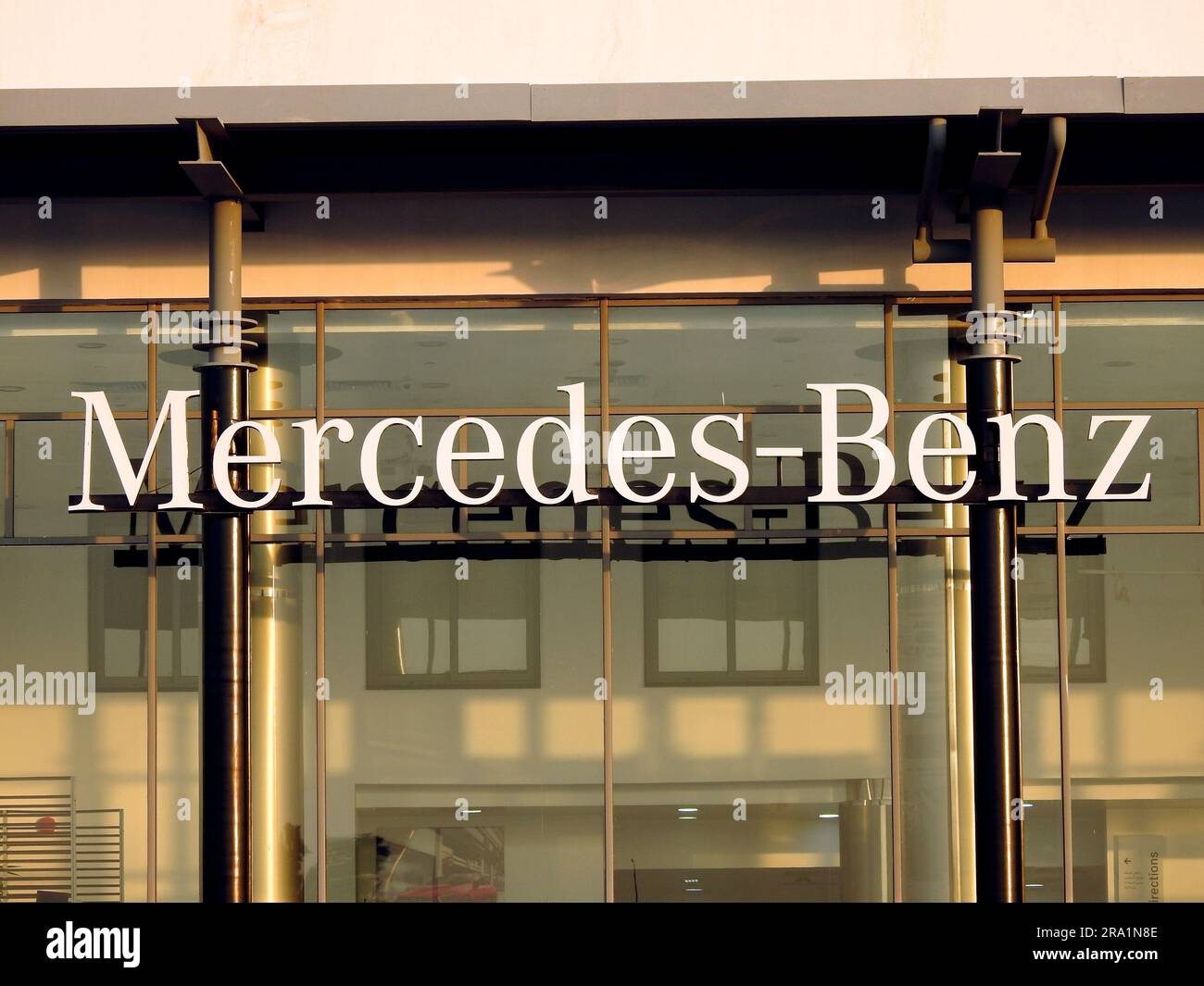 Cairo, Egypt, June 26 2023: Mercedes-Benz Egypt, a German luxury and ...