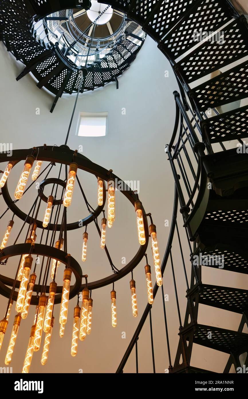 Inside a lighthouse hi-res stock photography and images - Alamy