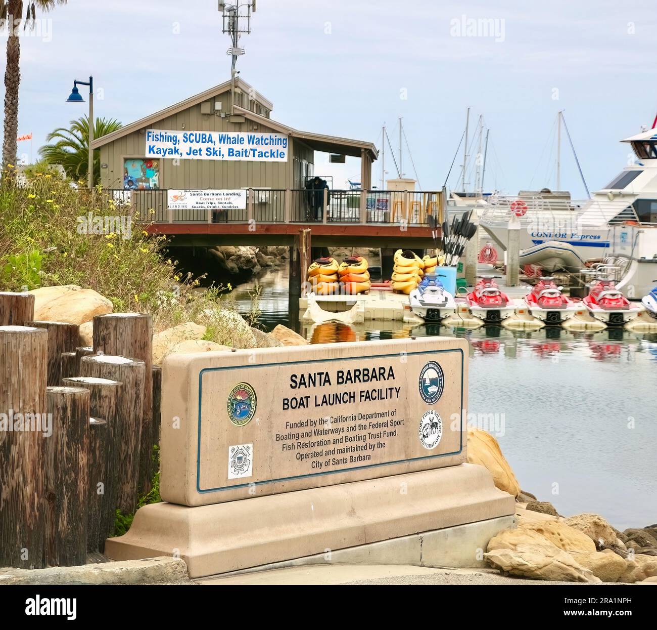 Santa barbara boat launch facility hi-res stock photography and images ...