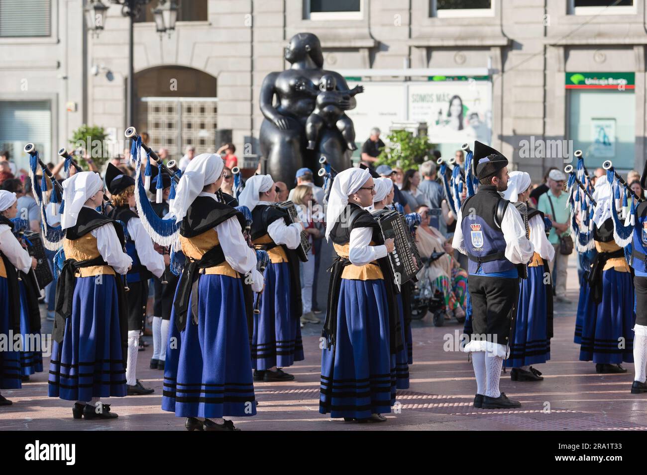 Royal bagpipe band from the city of Oviedo, northern Spain. There are ...