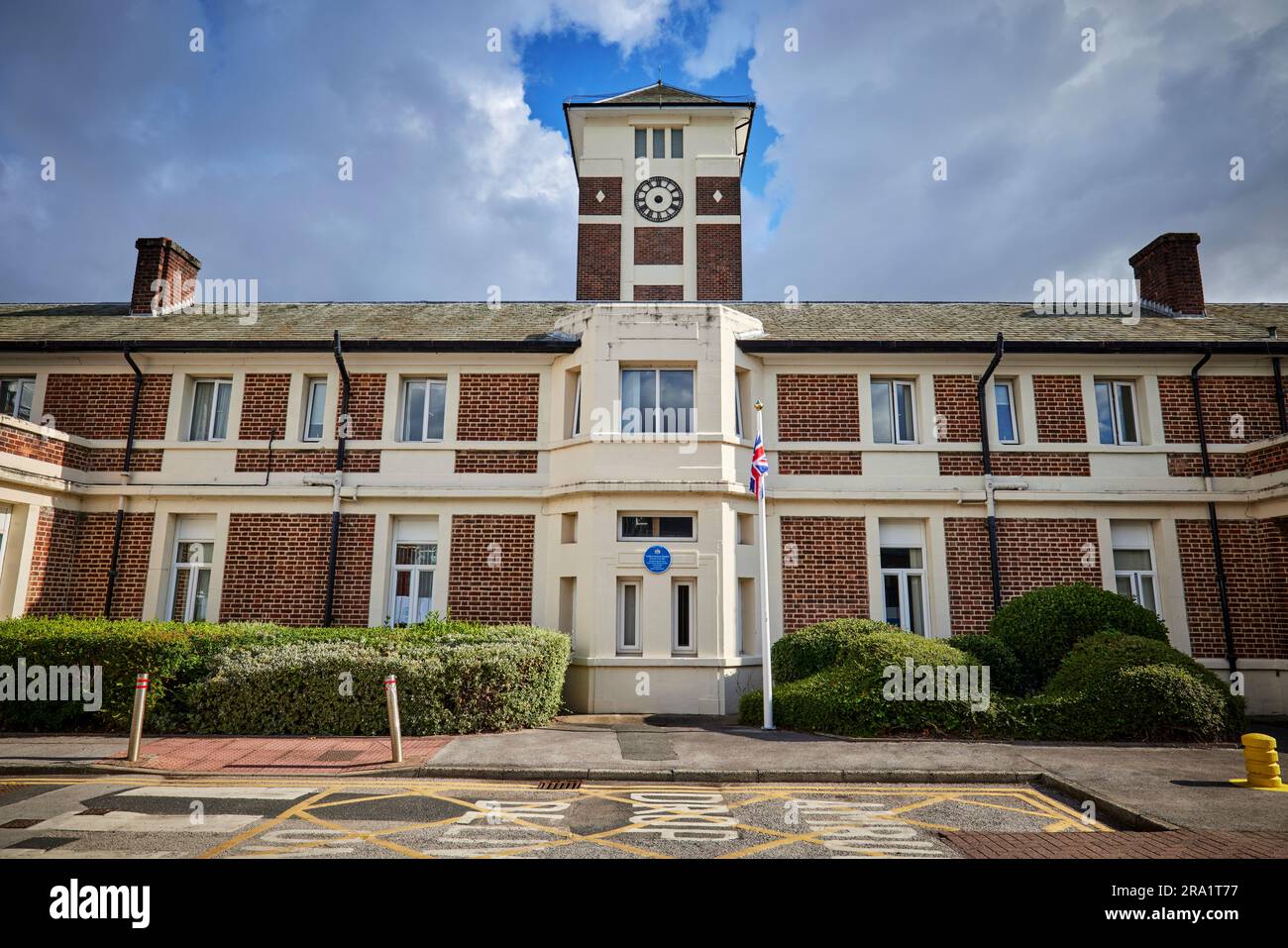 Trafford General NHS hospital blue plaque celebration the birth place ...