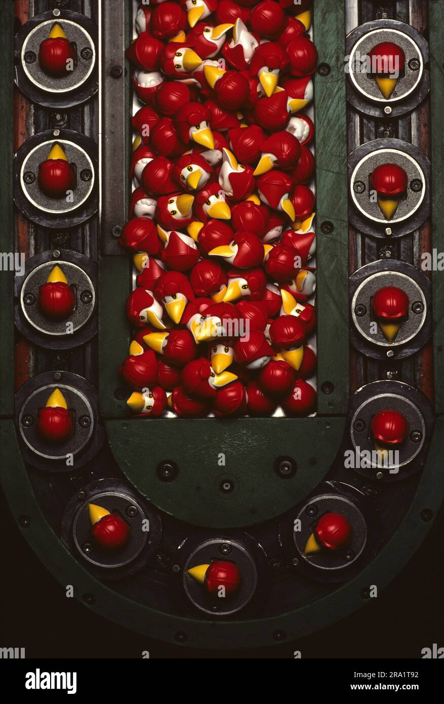 Assembly line of Lego parts at plant in Jutland, Denmark Stock Photo ...