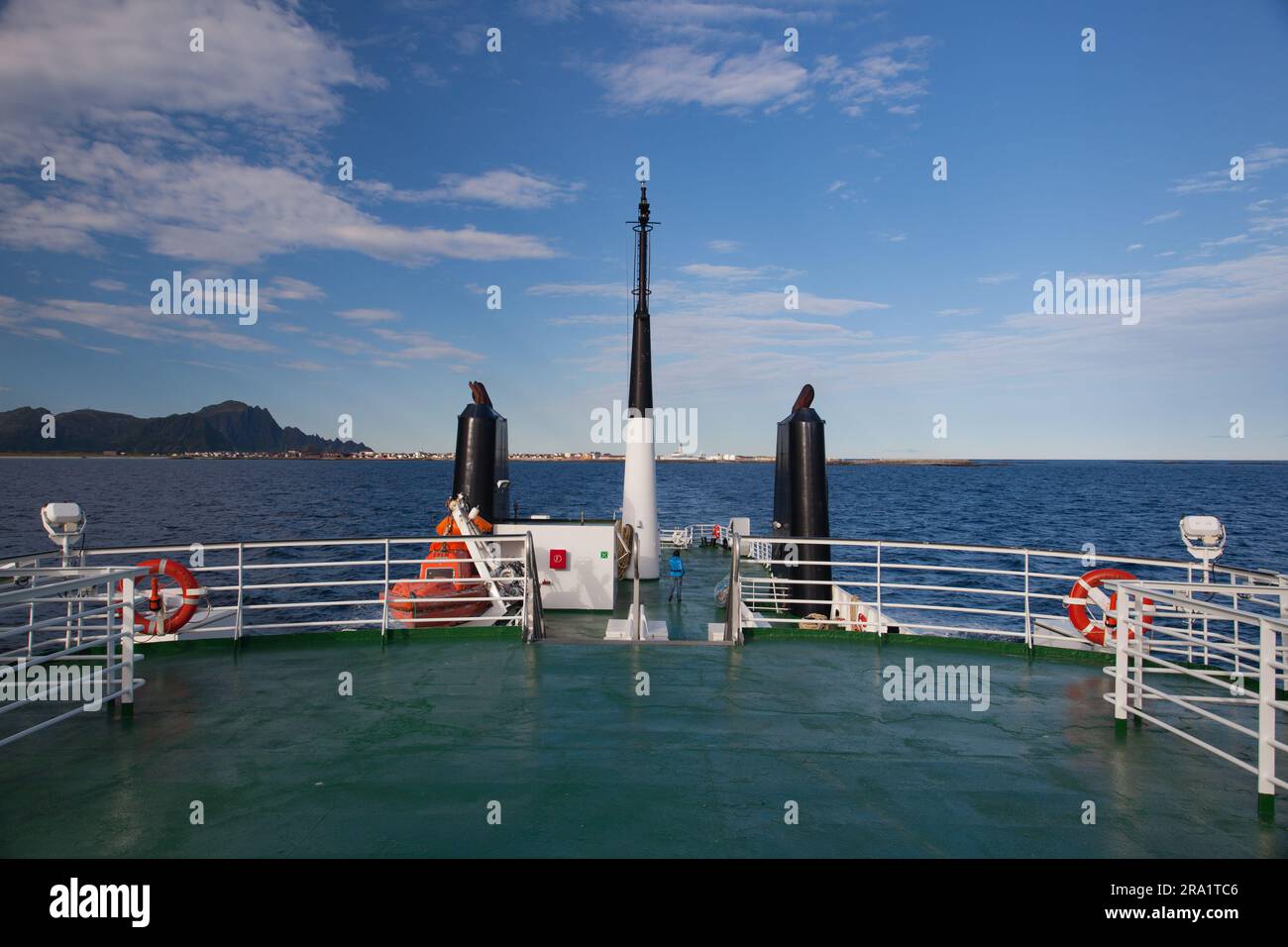 On the ferry from Tromso to Senja Island, Norway Stock Photo - Alamy