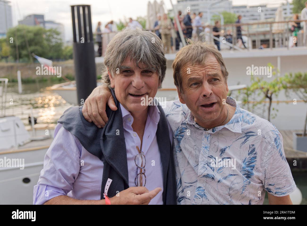 Paris, France. 29th June, 2023. Tex and a guest attend attends the 9th ...