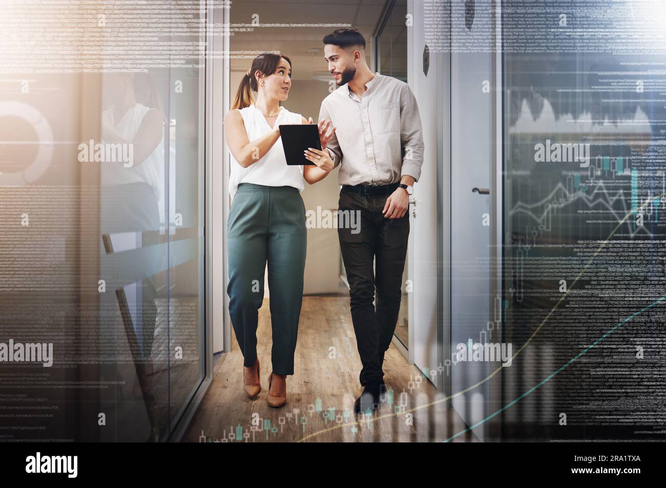 Digital graphs overlay hi-res stock photography and images - Alamy