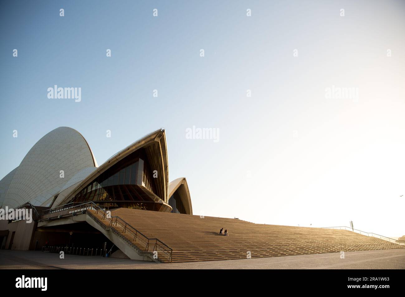 Stairs of Sydney Opera House at Sunset Stock Photo - Alamy
