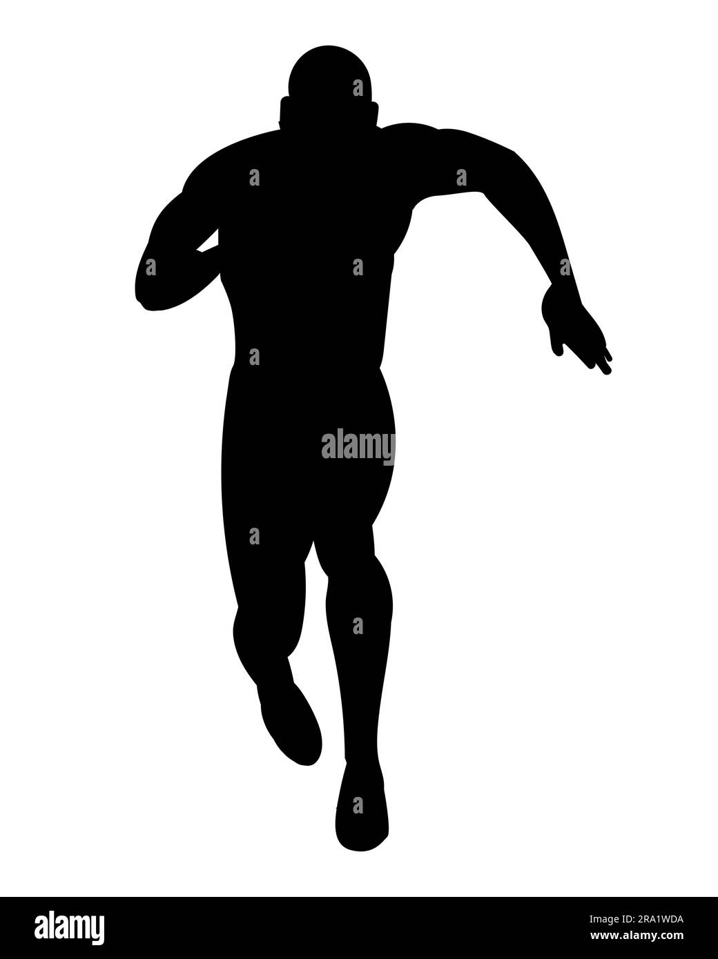 Black Silhouettes Runners sprint men on white background Stock Vector ...