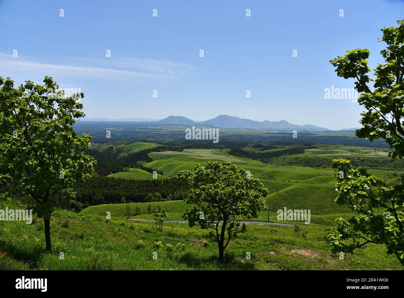 Expansive view of kuju Highland Stock Photo - Alamy