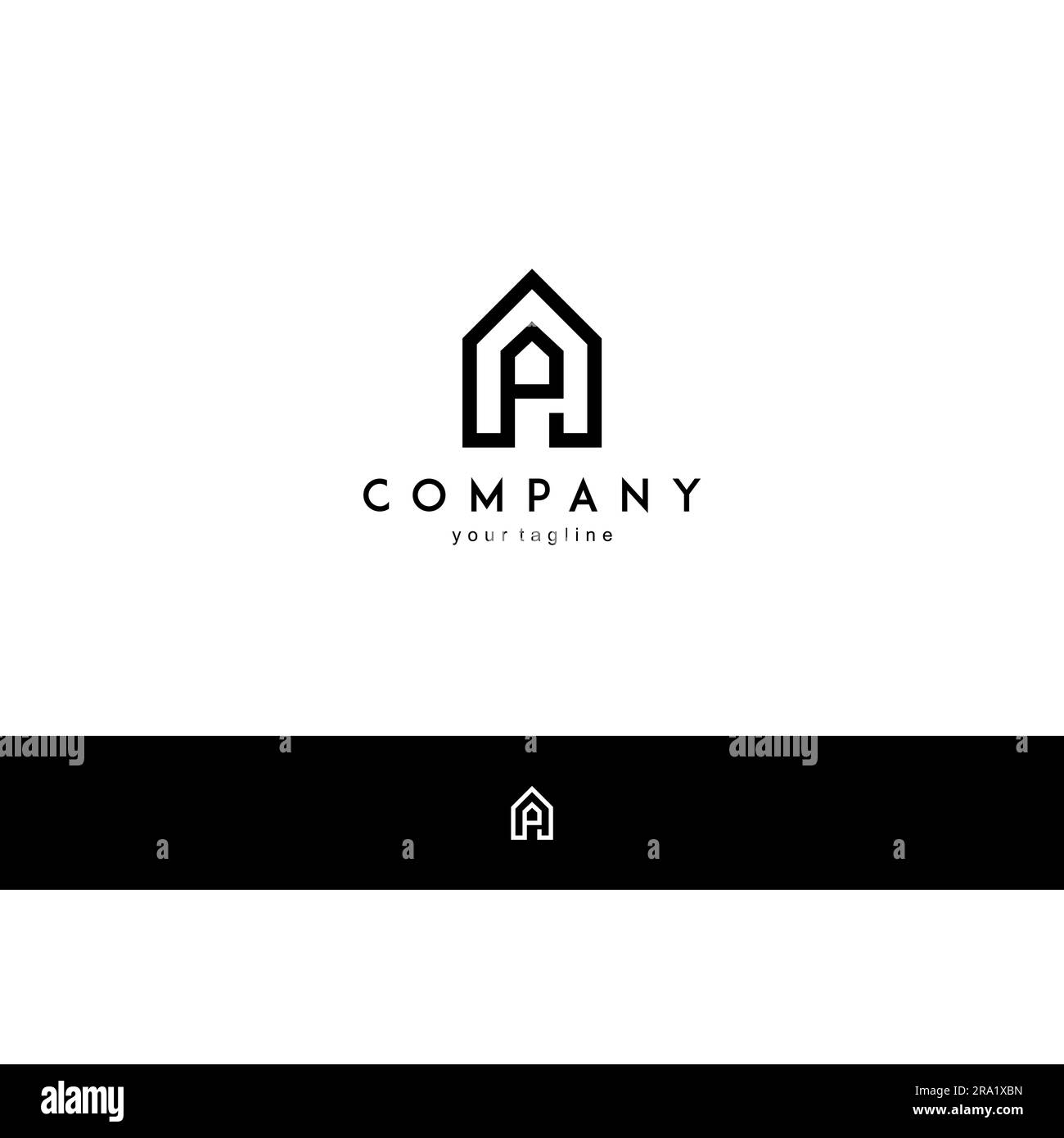 Letter home logo icon Cut Out Stock Images & Pictures - Alamy