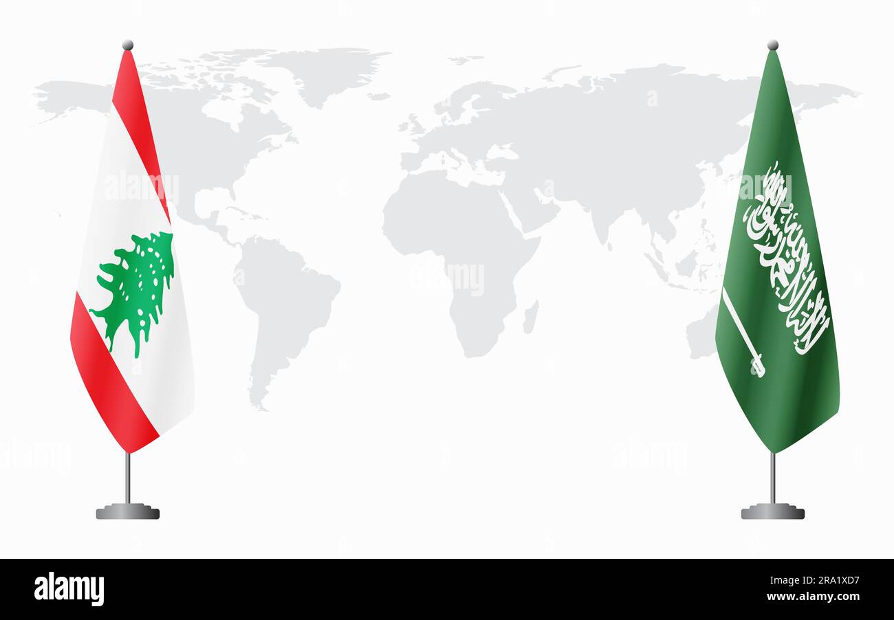 Saudi arabia lebanon flag hi-res stock photography and images - Alamy