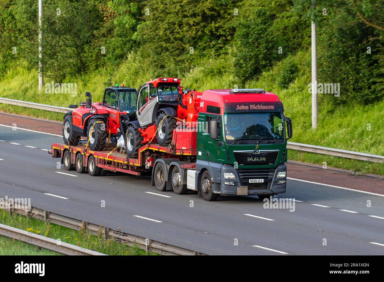 John Dickinson Transport Limited; carrying MT 1440 Easy telehandler on ...