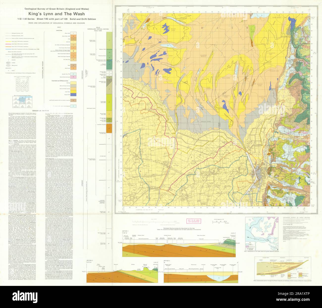 King's Lynn & the Wash geological survey sheets 145 & 129. Hunstanton ...