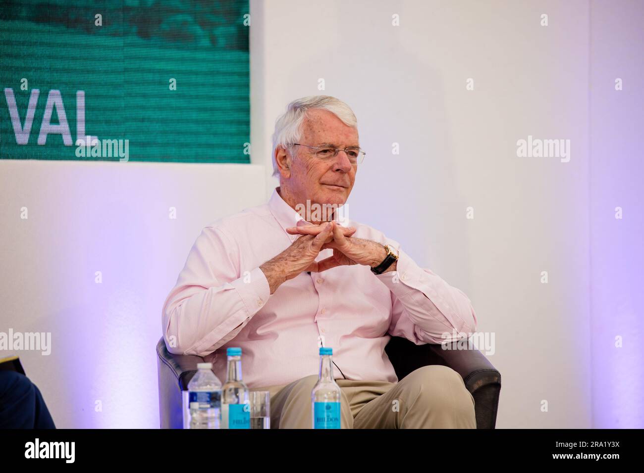 Ex British Prime Minister, Sir John Major at Chalke Valley History ...
