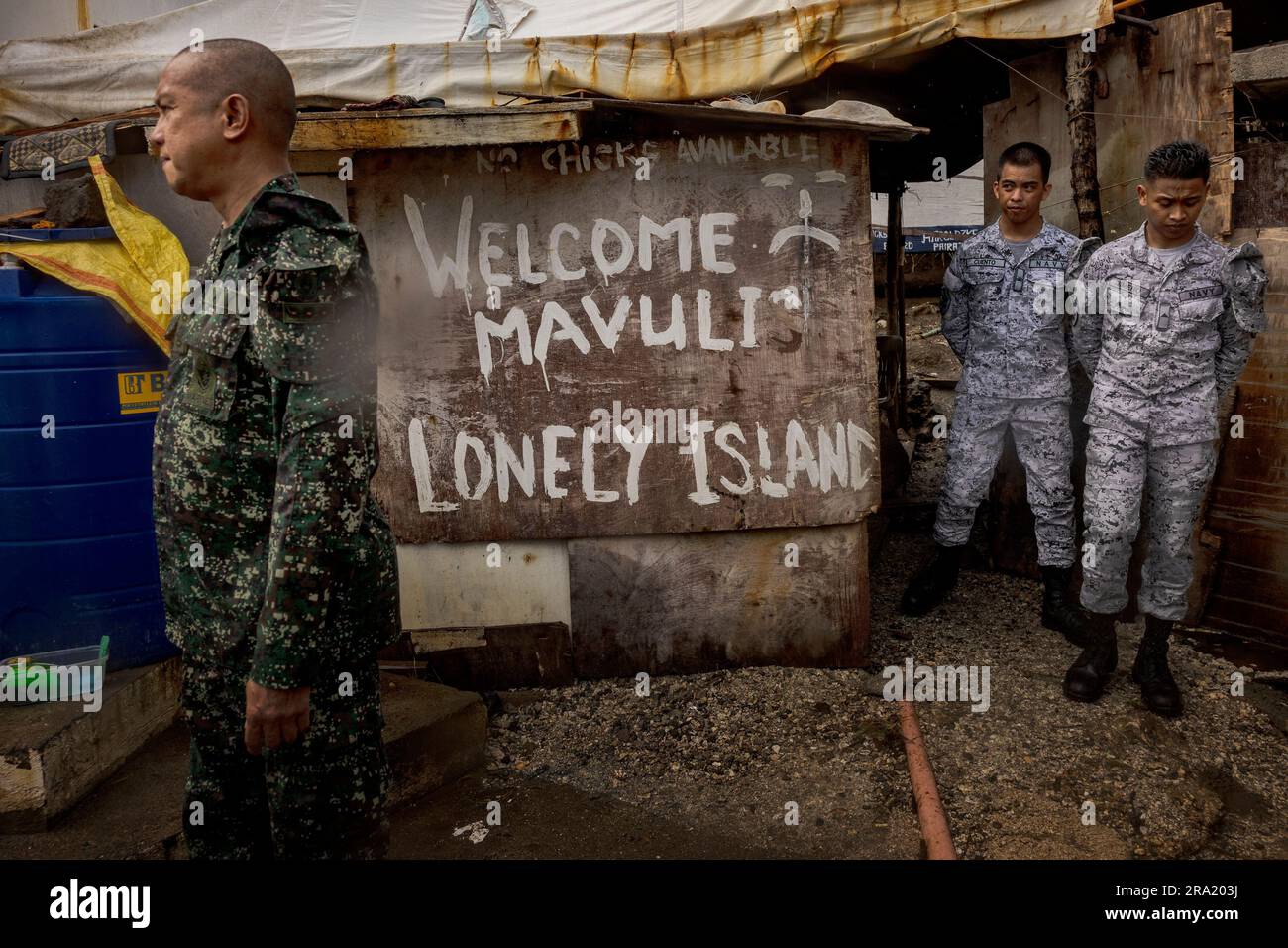 Filipino soldiers are seen on Thursday, June 29, 2023, at Mavulis ...