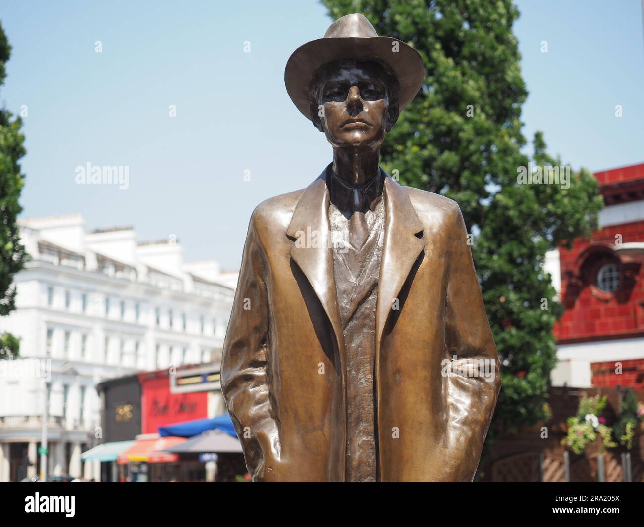 LONDON, UK - JUNE 09, 2023: Statue of Hungarian composer Bela Bartok by ...
