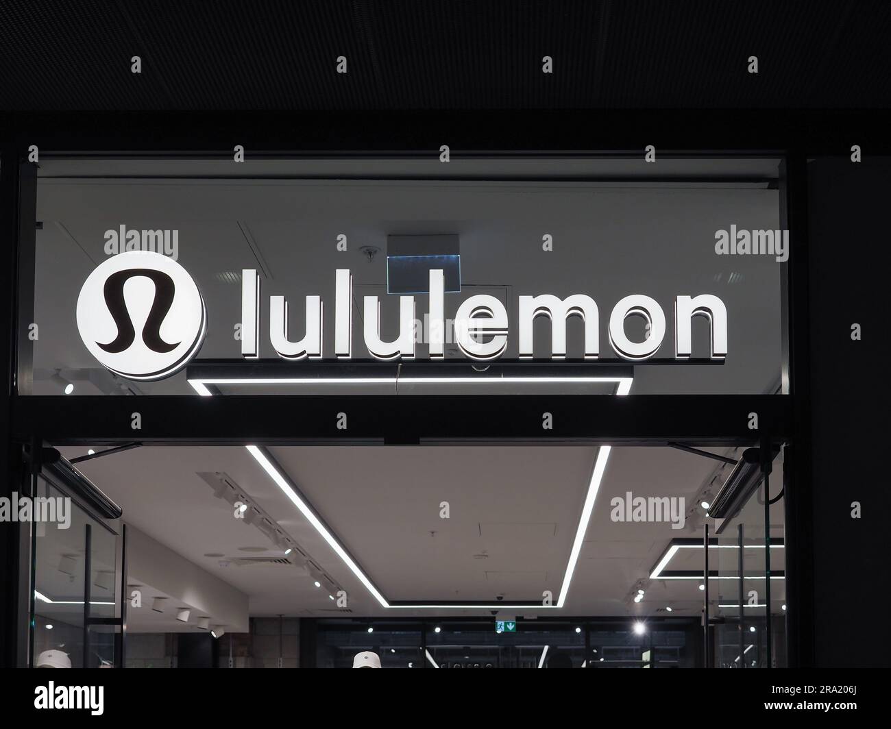 LONDON, UK - JUNE 07, 2023: Lululemon storefront sign Stock Photo - Alamy